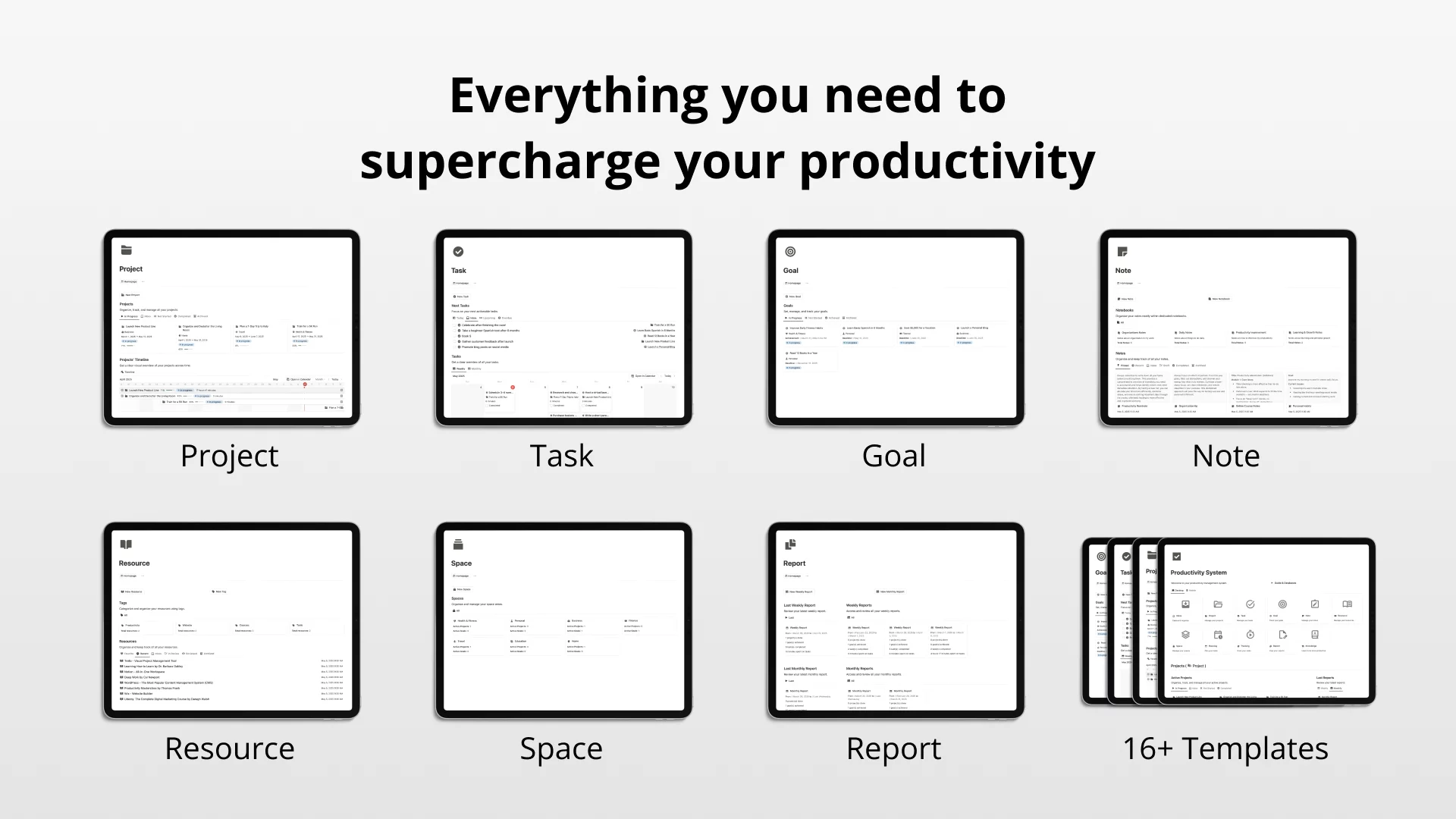 Notion Productivity System - Productivity Template